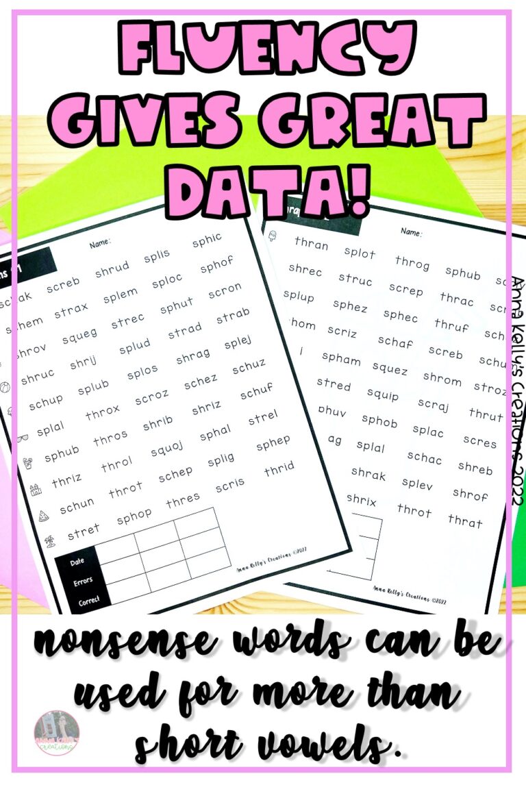 Using nonsense word fluency with blends and digraphs for interventions ...