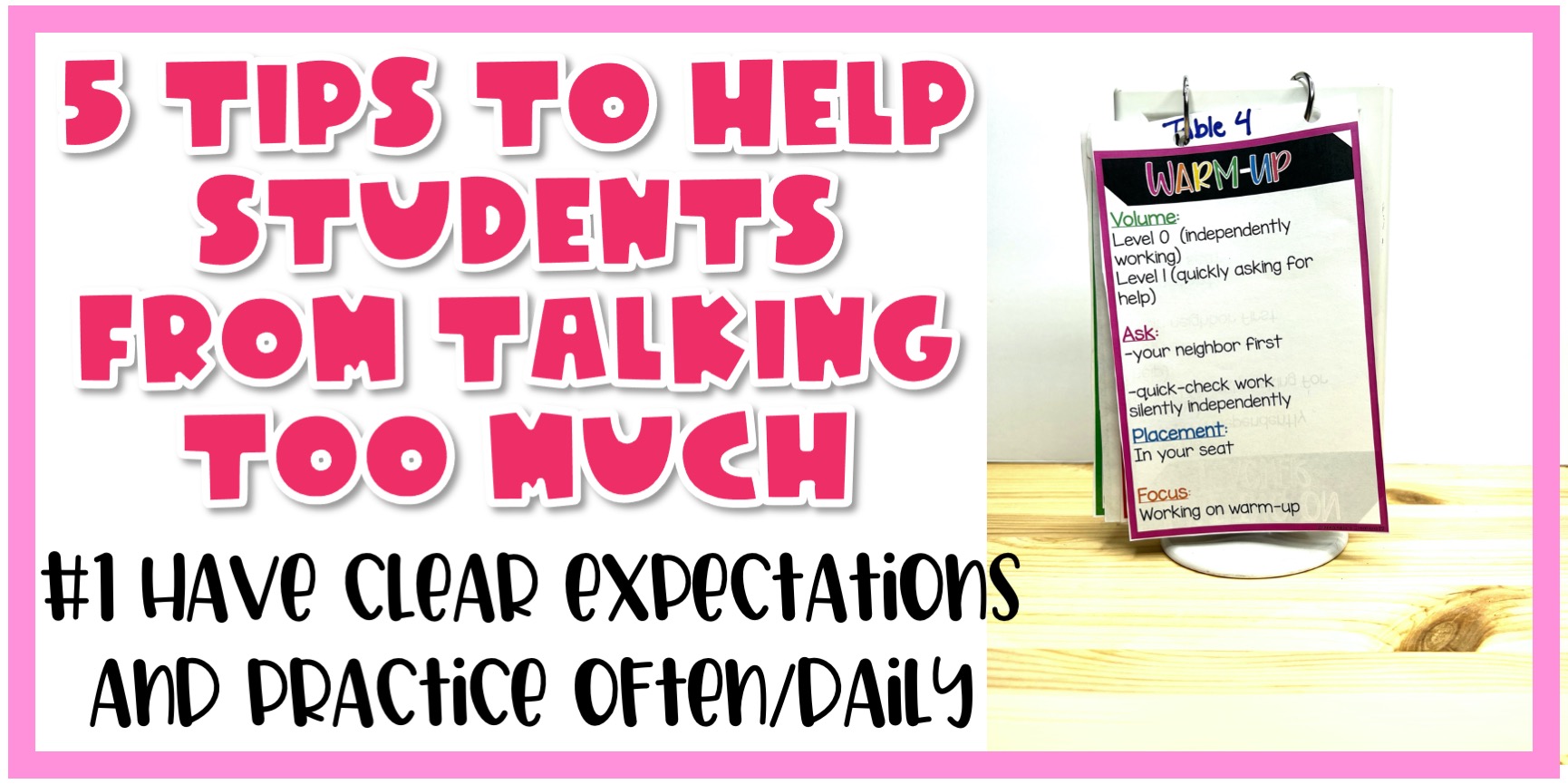 5 Tips to Help Students With Talking Too Much - Anna Kelly Creations